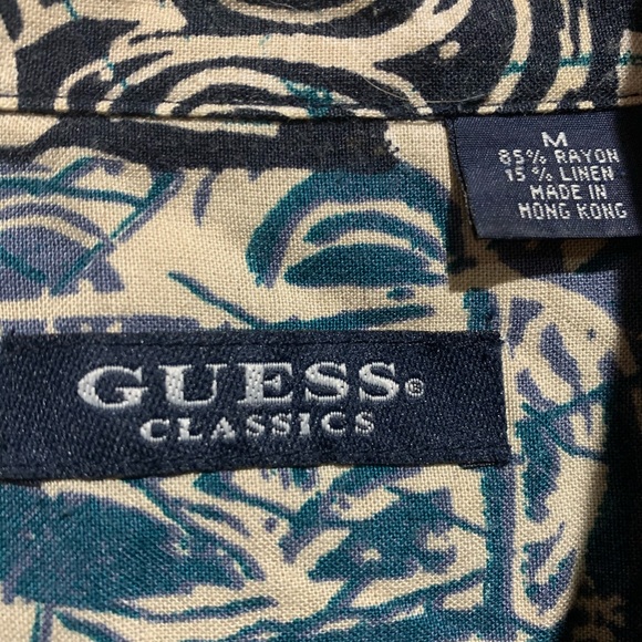 Guess | Shirts | Vintage Guess Button Down Collar Shirt | Poshmark